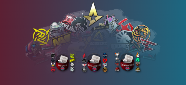 PGL Major Stockholm 2021 stickers on sale