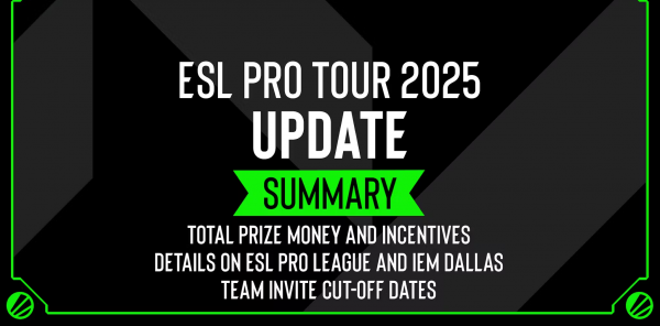 ESL announces new tournament details for 2025, providing clubs with ...